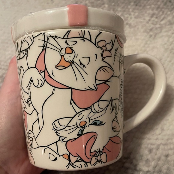 Disney | Holiday | Disney Marie The Aristocats Pink And White Ceramic ...